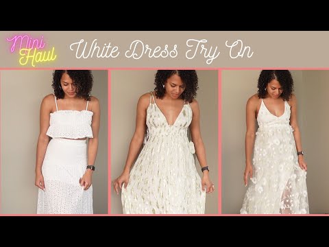 White Maxi Dresses for Women | White Dresses Under 200 Dollars | Try On Haul