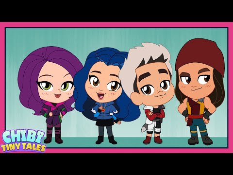 Descendants 1+2+3: As Told By Chibi π | Chibi Tiny Tales | Featuring Dara ReneΓ©! | @disneychannelanimation