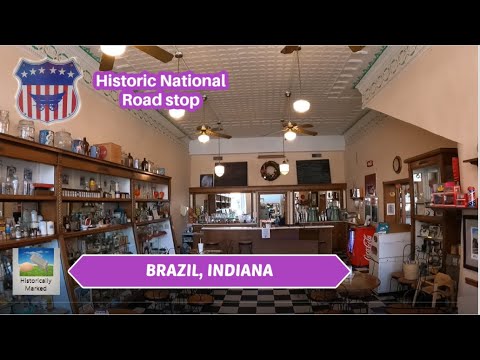 Historic National Road stop: Brazil, Indiana