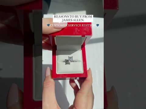 Here’s why #jamesallen has the best customer service! #engagementringshopping