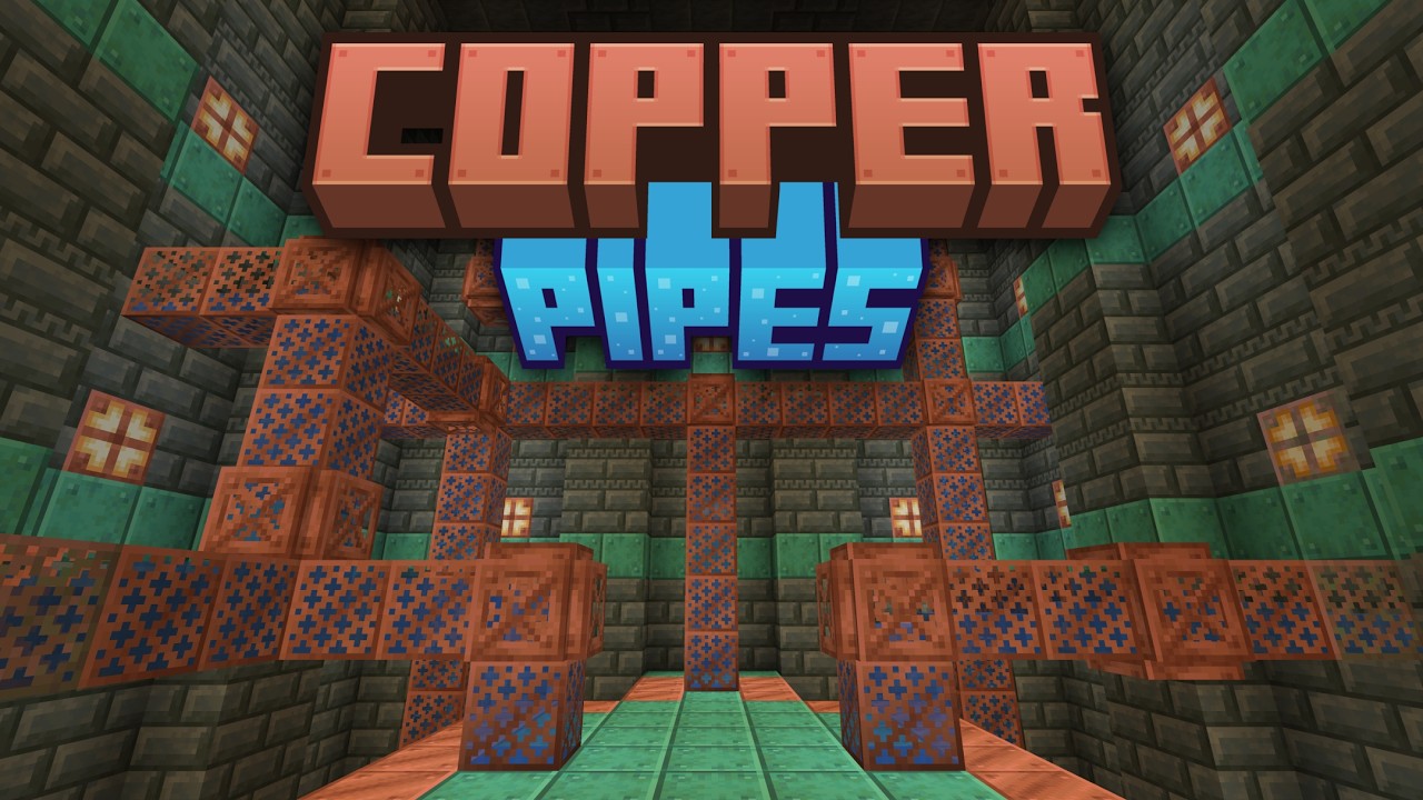 Copper Pipes | Minecraft Datapack