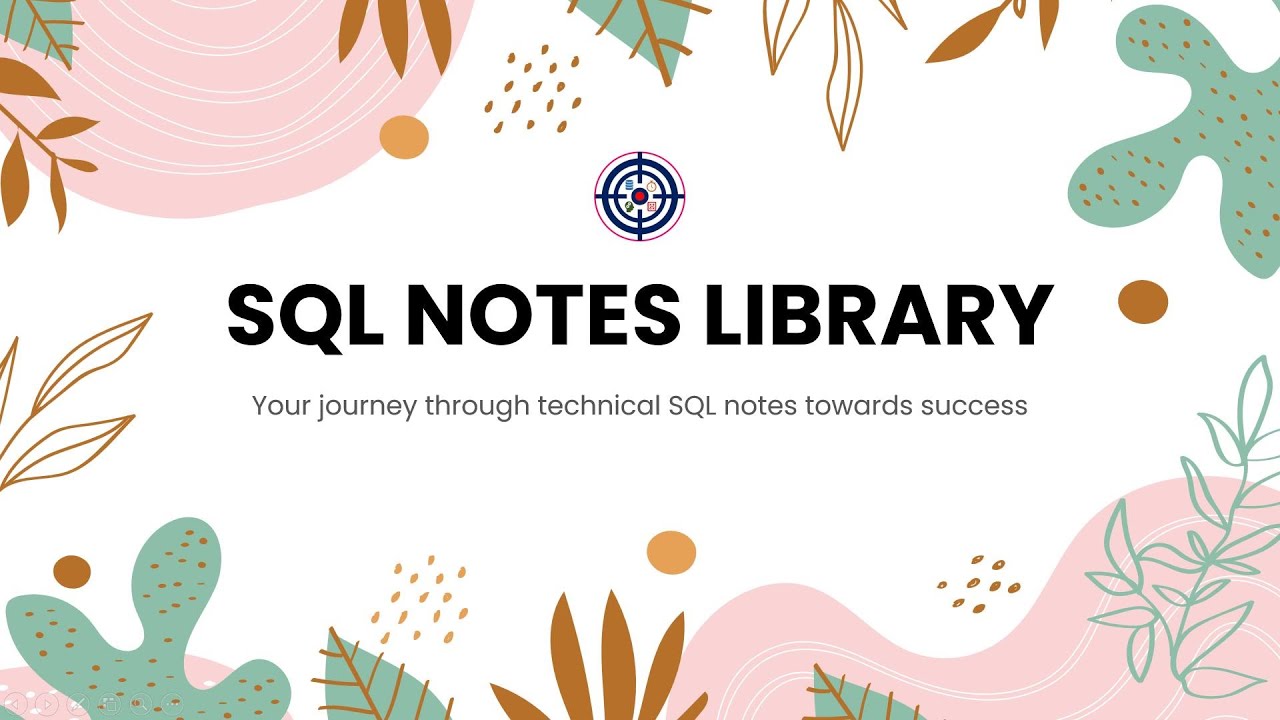 SQL Notes Library | Microsoft SQL Server | SQL Server Training | Techie Vineet