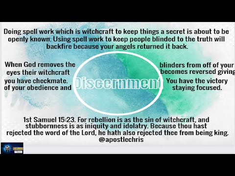 Rebellion is as the Sin of Witchcraft
