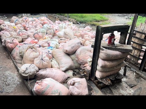 How to make Garri - Garri production factory in Emure Ekiti - Ekiti S2 Ep7