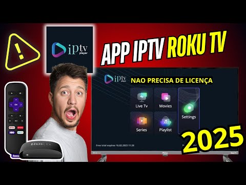 IPTV Player IO na Roku 2025: Instalação Passo a Passo na Smart TV e Roku Express