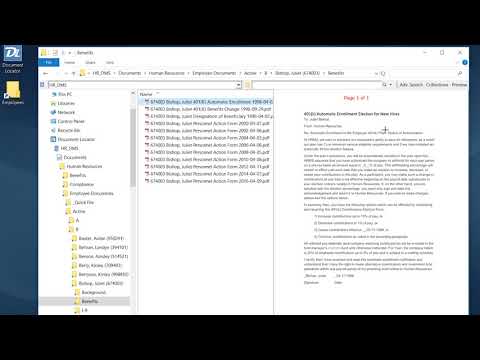HR Document Management Software Demonstration