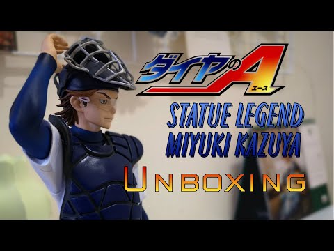 Unboxing Diamond no Ace Statue Legend Miyuki Kazuya Figure // miyuki came home ~ ㅠ-ㅠ