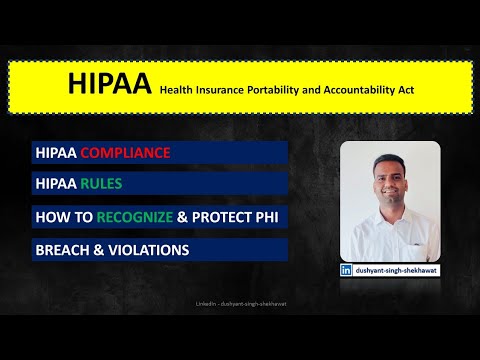 HIPAA - Compliance & Rules | How to recognize & protect PHI. All explained in details 💥
