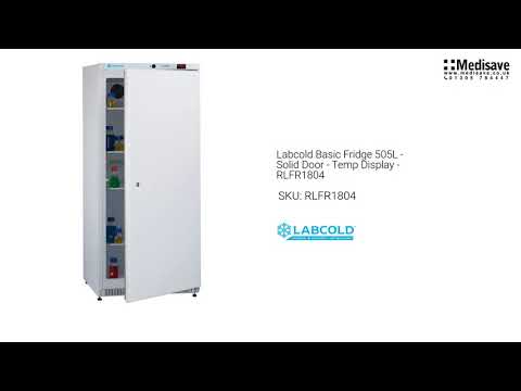 Labcold Basic Fridge 505L Solid Door Temp Display RLFR1804 RLFR1804