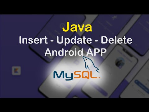 How To Connect Android App With MYSQL Server Database | (Insert - Update- Delete) - Full App