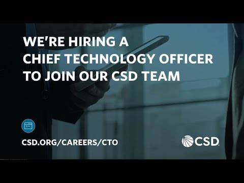 CSD is looking for a CTO!