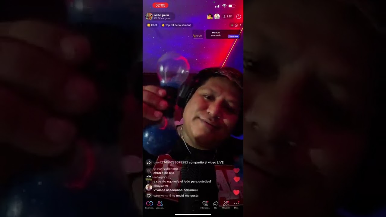 ASMR usando Ice Balls con Osito.Peru, hablando sobre TikTok