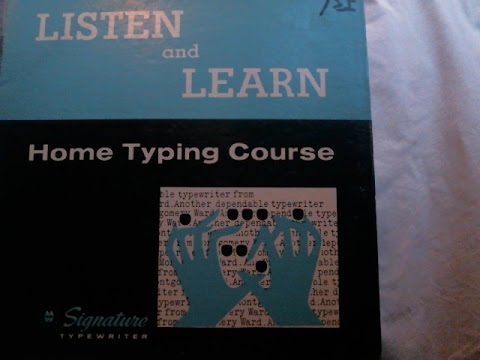YOU TOO CAN LEARN HOW TO TYPE!!!!!