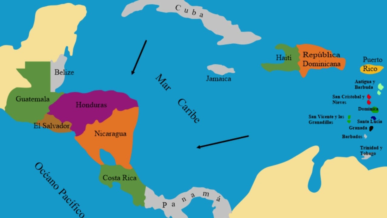 The climate of Central America and the Antilles