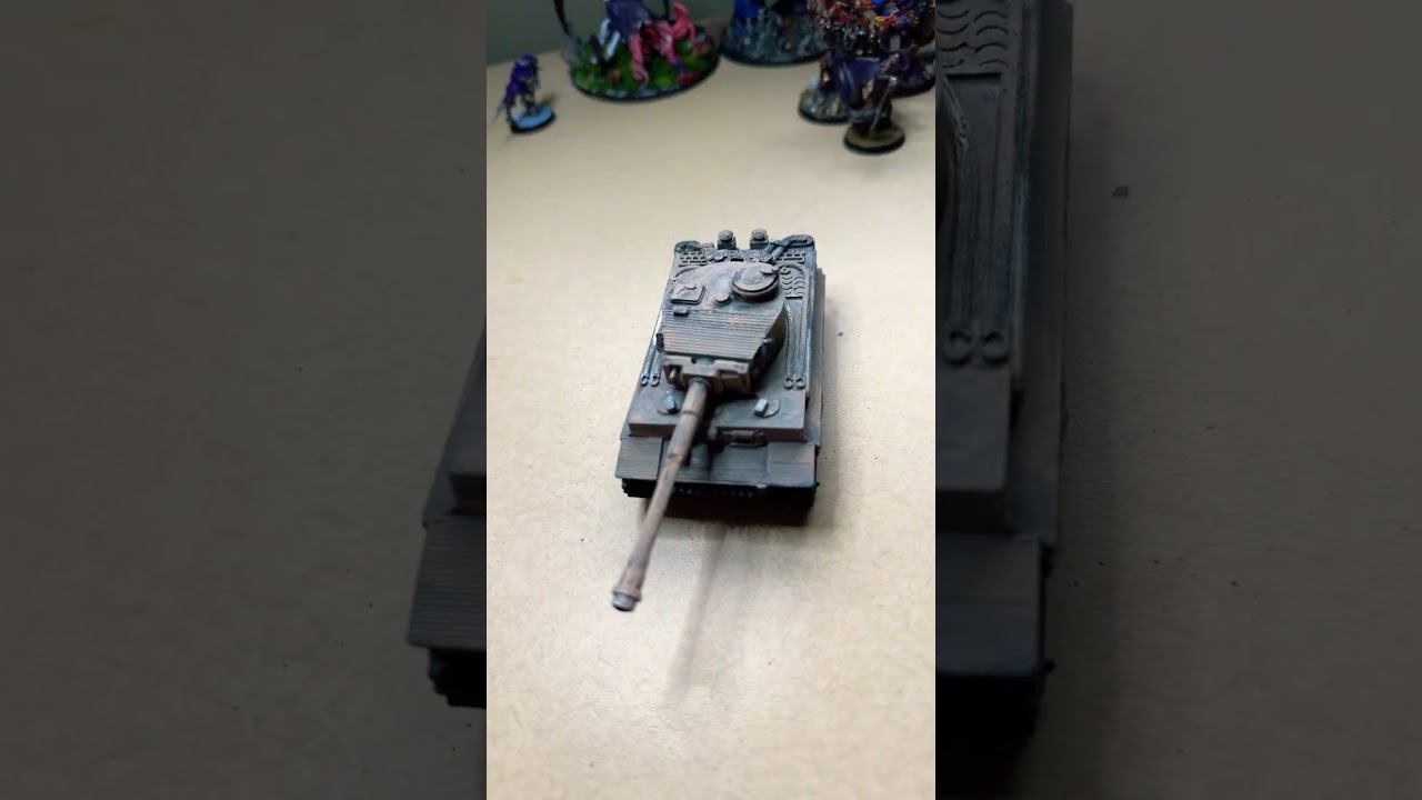 Tiger tank, #ww2 #3dprinting #miniaturepainter