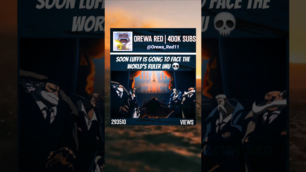 Luffy vs World's Leader 💀 #onepiece #luffy #imu