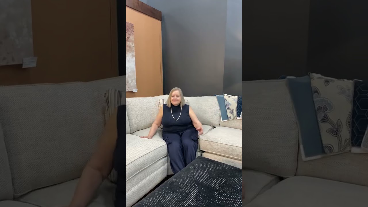 Patsy's favourite piece in store right now is this beautiful sectional by Craft Master. Can you ...
