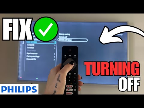 How To Fix Philips TV Turns Off By Itself Automatically