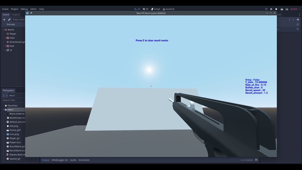GitHub - Dragon20C/GODOT---Fps--recoil-system: The goal for this godot ...