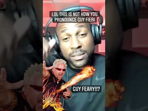 Watch hosts STRUGGLE to pronounce Guy Fieri's name! #shorts