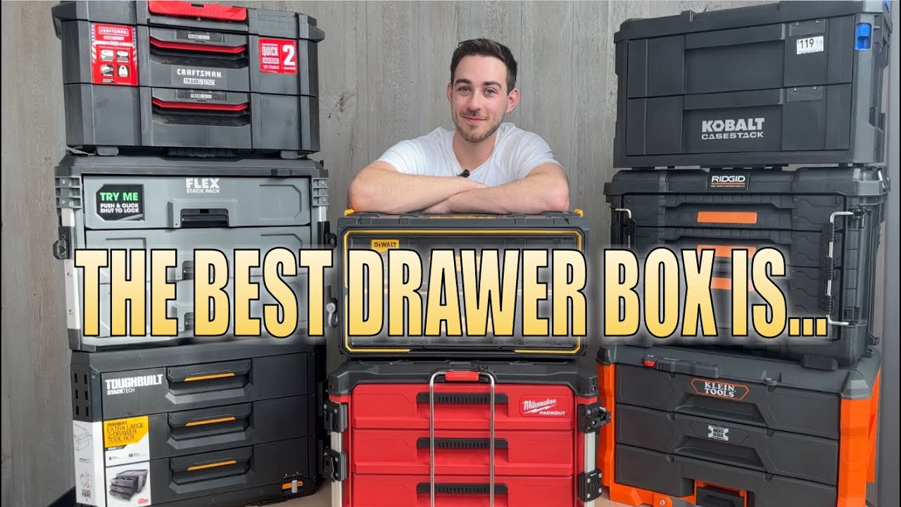THE BEST MODULAR TOOLBOX DRAWERS? Packout vs Stacktech vs MODbox vs Stackpack vs Dewalt AND MORE