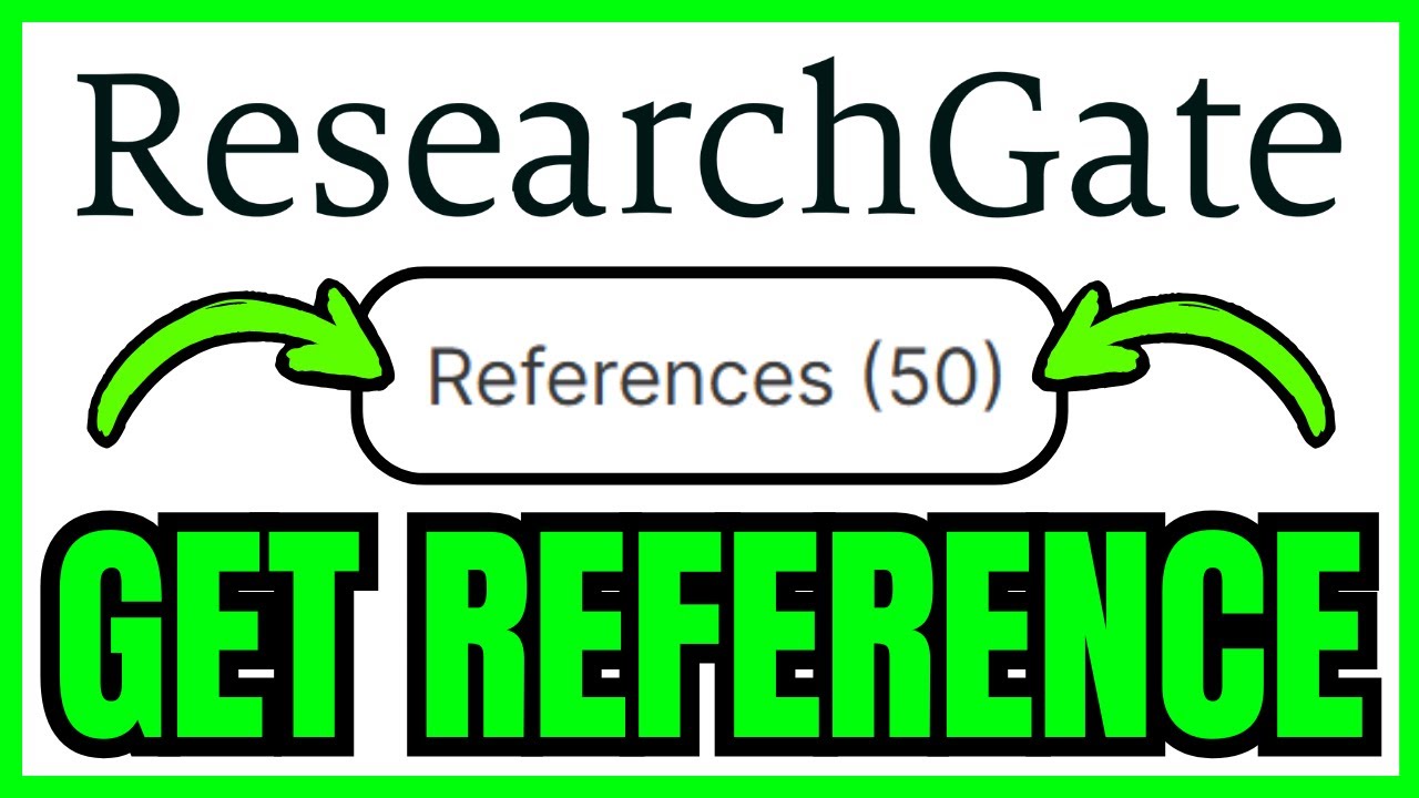 How To GET REFERENCE In ResearchGate (QUICK & EASY) 2026