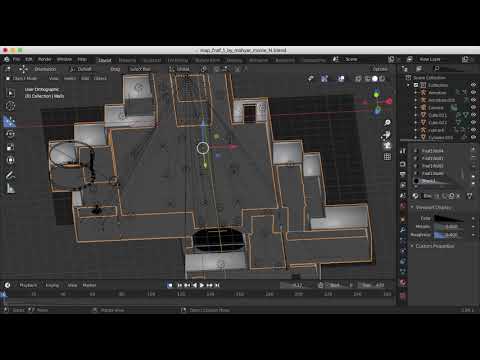 here is the fnaf 1 map in blender