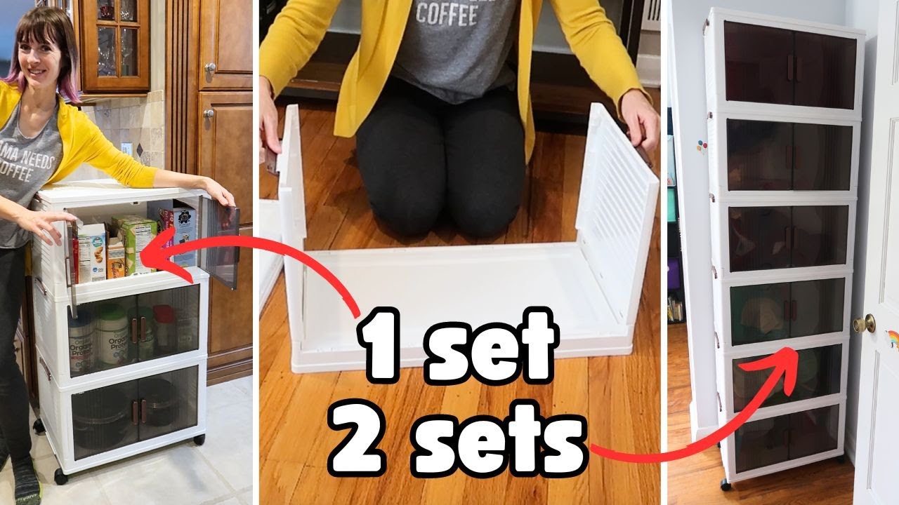 Homeforce Collapsible Stackable Storage Bins - Assembly, Demo + Review