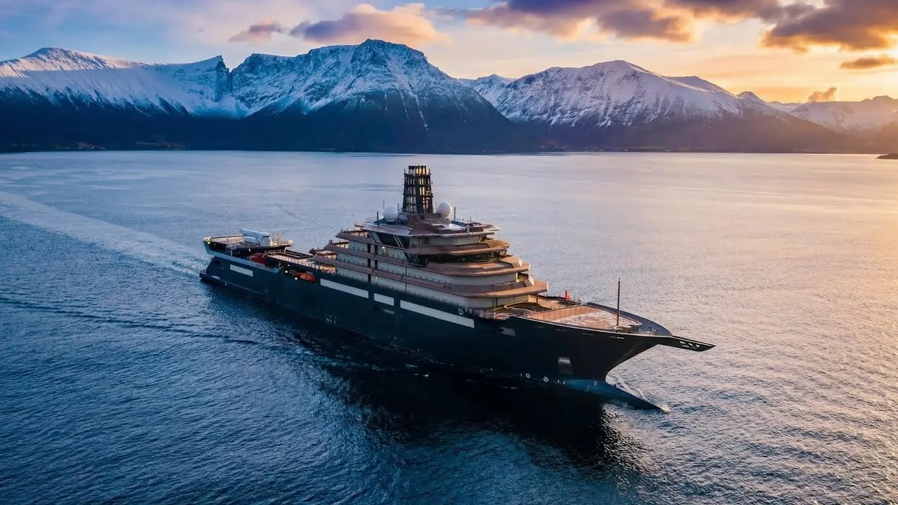$500 Million REV Ocean: The Mega Yacht That Eats Ocean Plastic