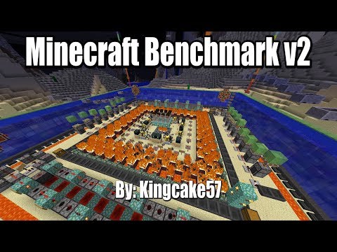 Minecraft Benchmark v2 Minecraft Map