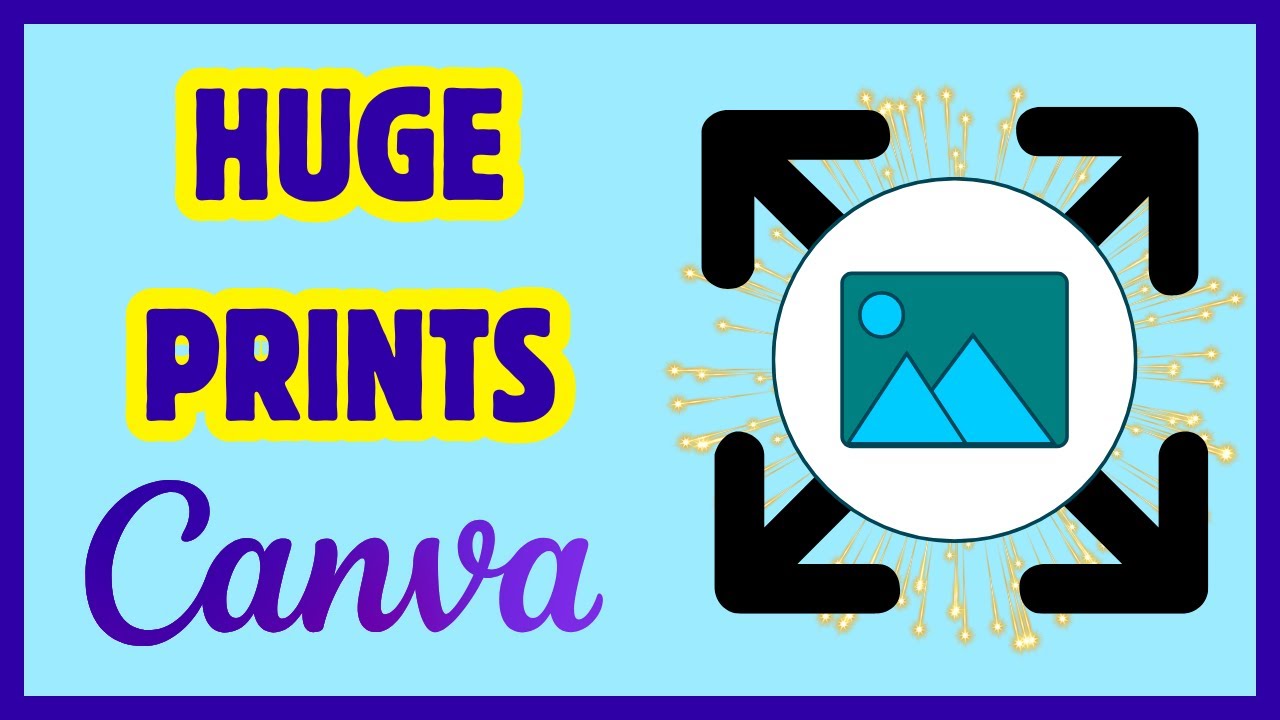 How to SPLIT IMAGES for LARGE PRINTS Using CANVA - Huge POSTER | Easy Step-by-Step Guide