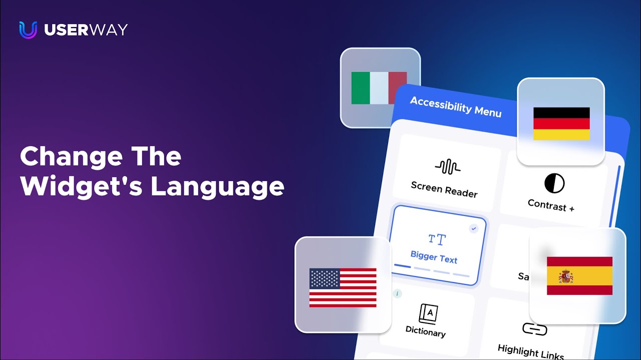 Learn How To Change the UserWay Widget Language