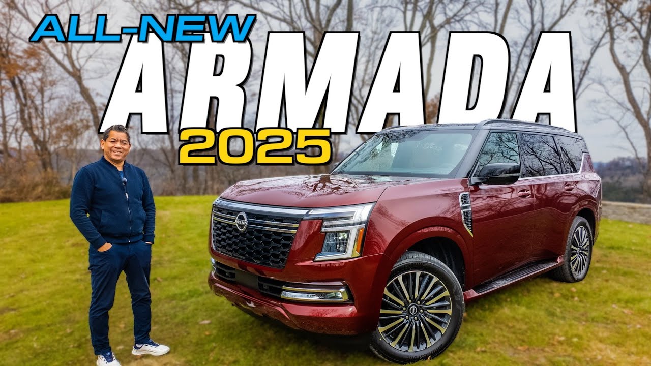 All New 2025 Nissan Armada 3 Row SUV - Towing, Room for 8 and New PRO-4X Off-Road