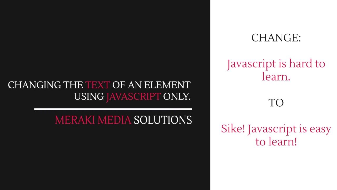 Javascript - Change element TEXT by ID using onclick event