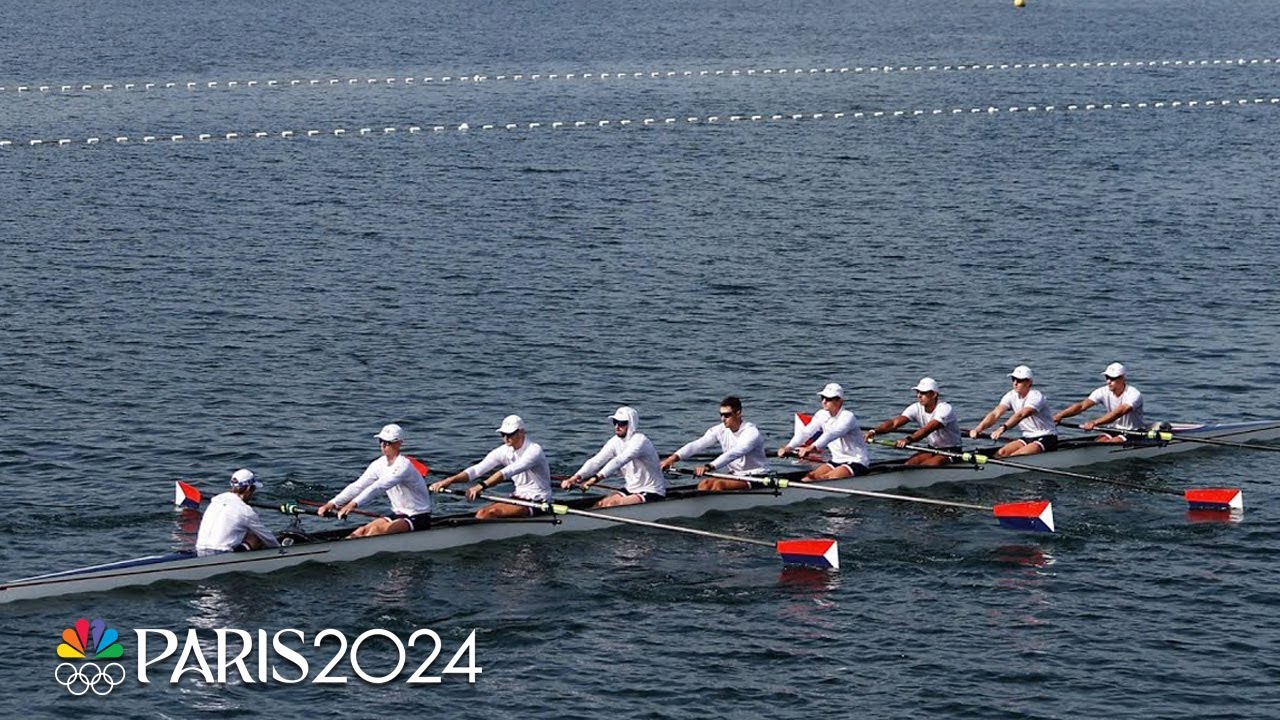 Team USA snags bronze as Great Britain holds off Netherlands for men's eight gold | Paris Olympics