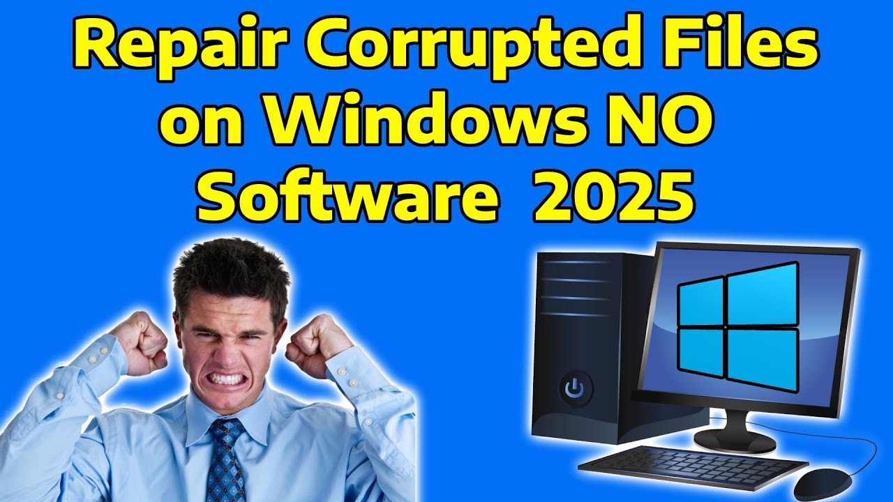 How To Repair Windows 11/10/8/7 & Fix All Corrupted Files Without Using Any Software and Without CD