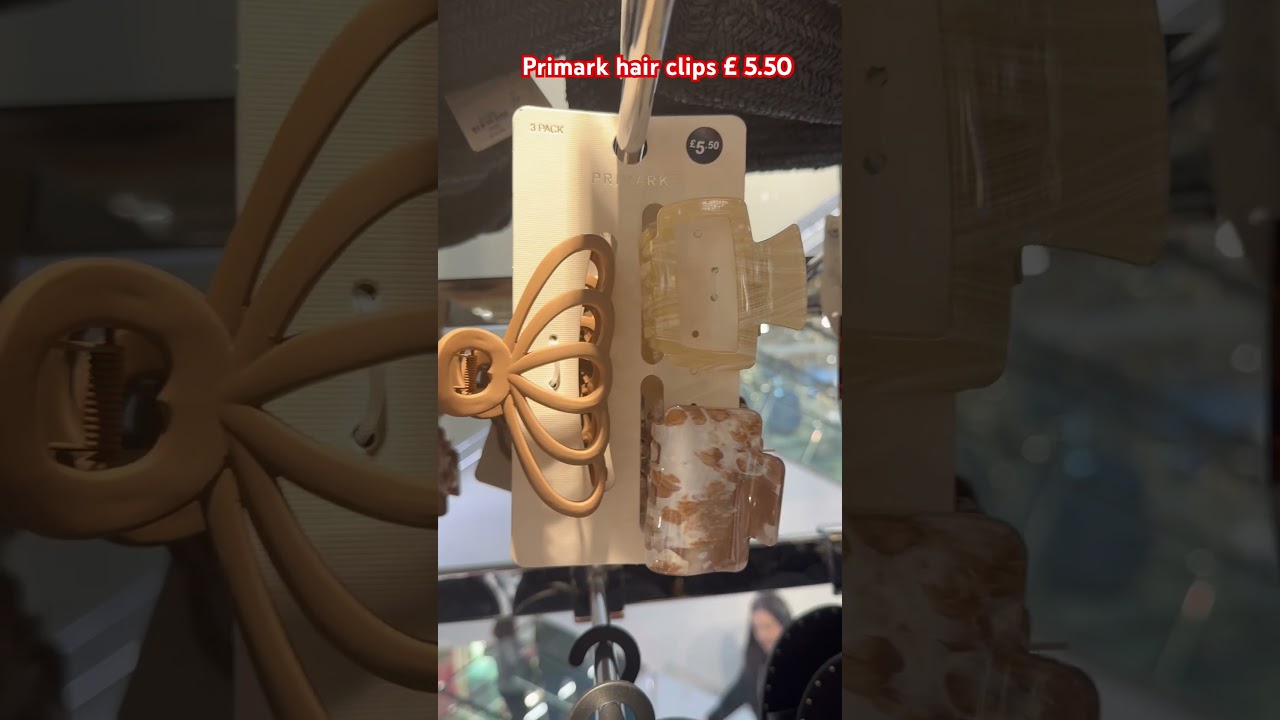 Primark hair clips#primark  hair clips#primark hair accessories#brown hair clips#June 2024