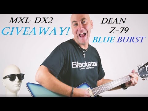 Dean Guitars V 79 Blue Burst iMuso