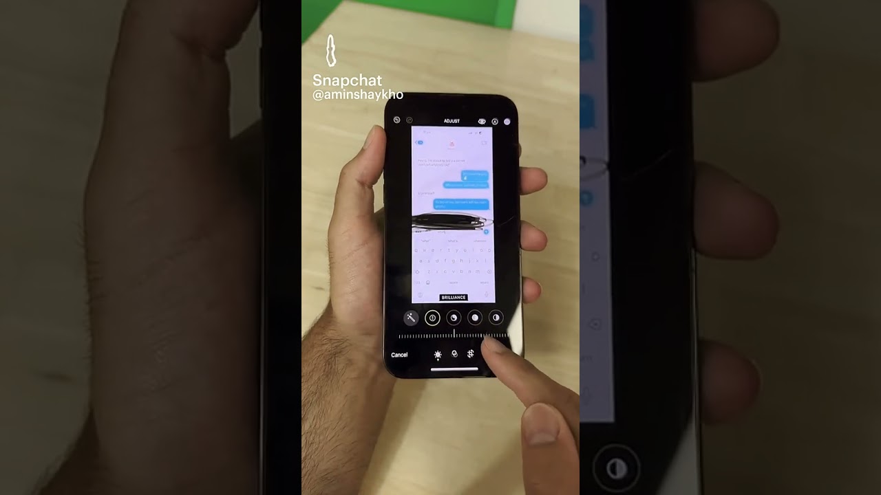 How to uncover hidden texts from screenshot 😅. #tech #hidden #text #hacker #hack #phonehack #iphone