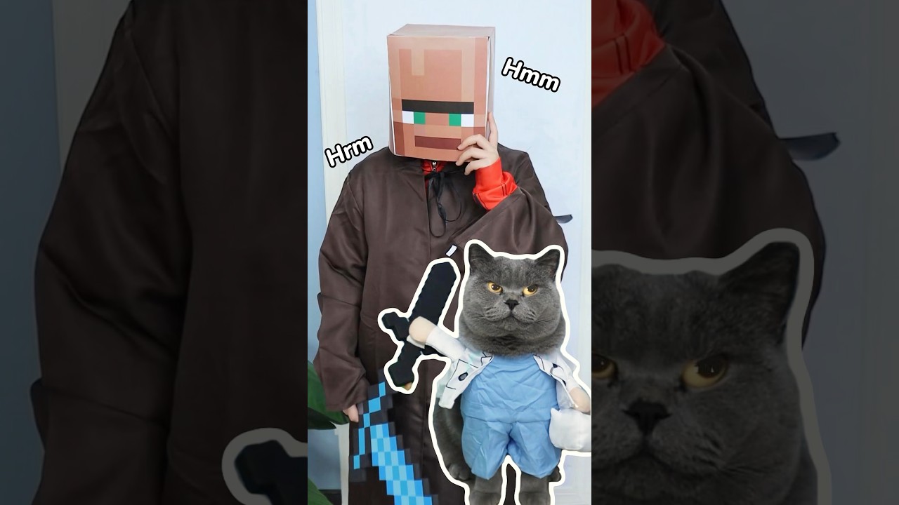 👀When Minecraft Fans Visit The Eye Doctor👨‍⚕️🧱 #funnycat #catmemes #trending