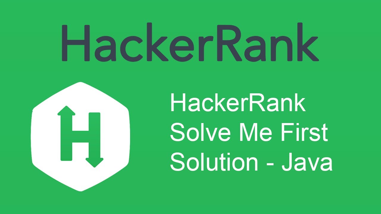 HackerRank Solve Me First Solution Java