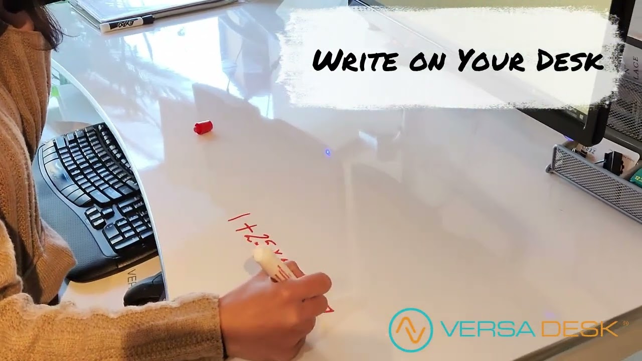 Write On Your Versadesk Standing Desk or Desktop