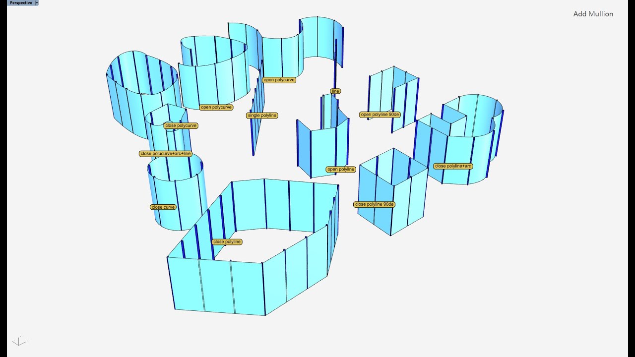 Rhino Python Script Add Mullion
