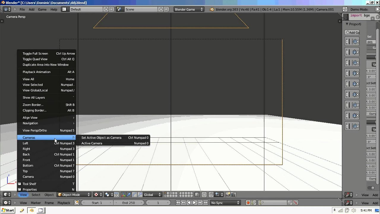 Tutorial: Ladder Climbing + Doublejump (Blender Game Engine)