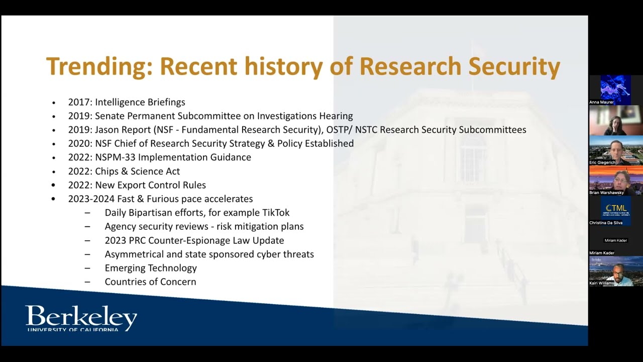 Research and Data Security
