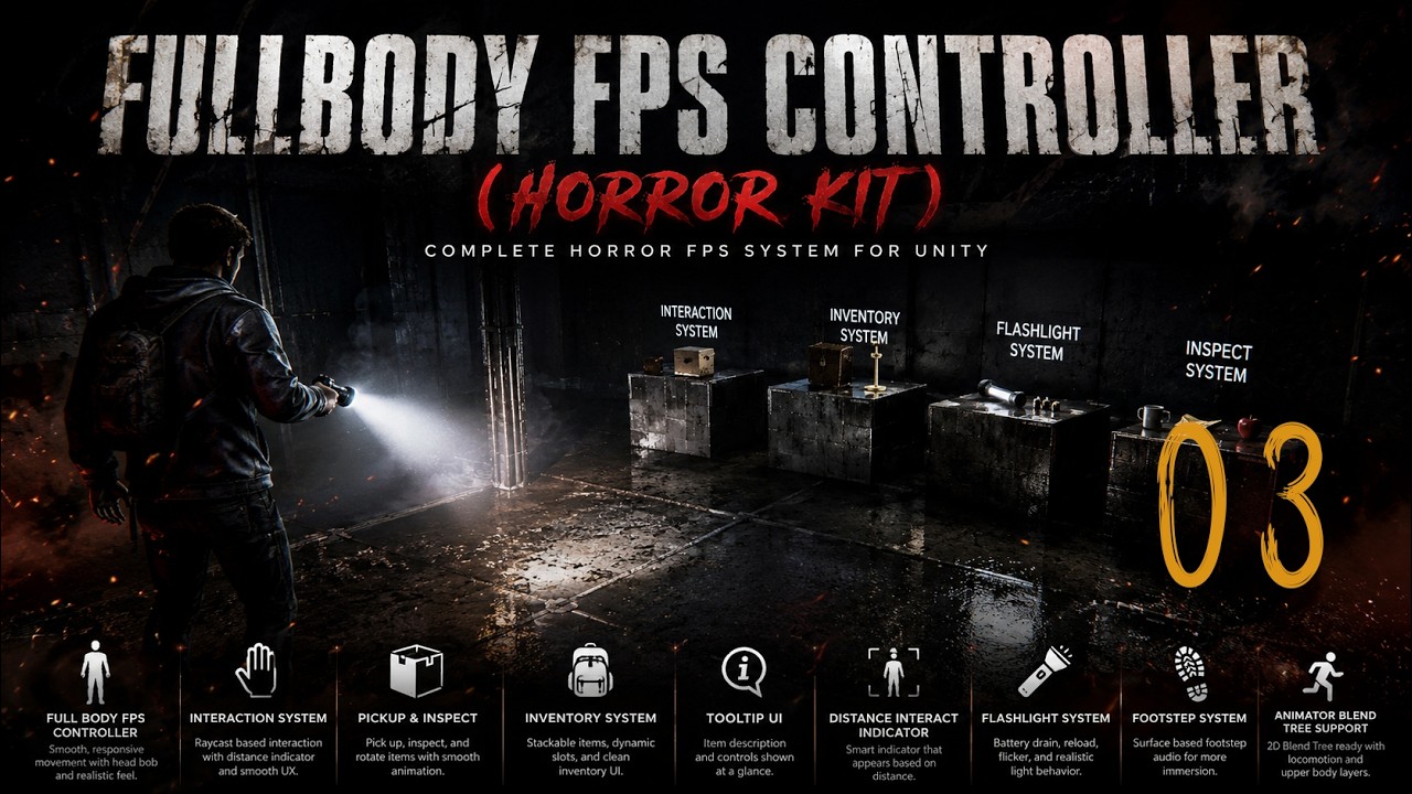 Setting Up the Inventory System : Fullbody FPS Controller