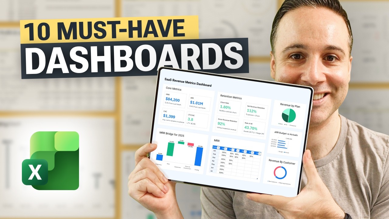 10 Excel Dashboards to Understand ANY business