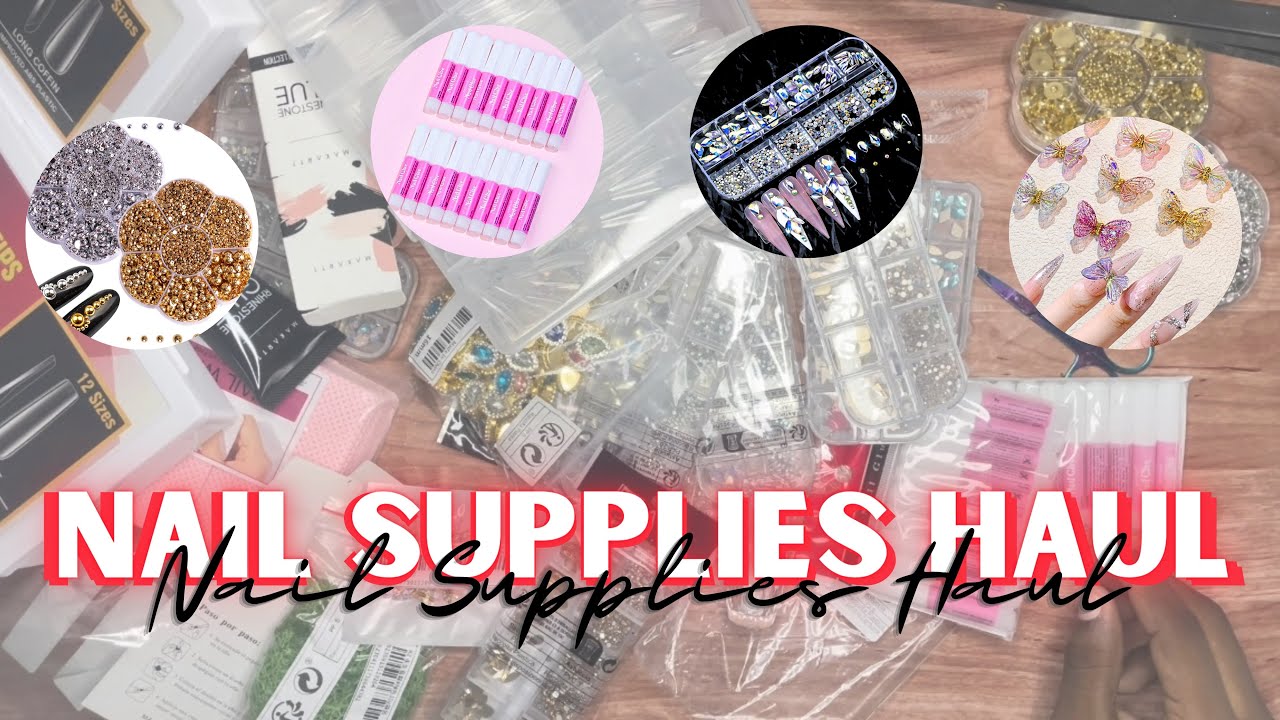 Nail Supplies Haul | Shein, Amazon & Temu | Nail Tech Must Haves| Beginner Nail Tech| Press on Nails