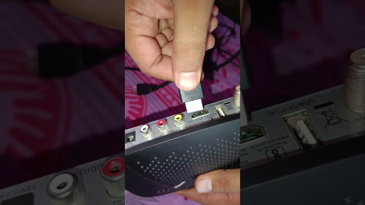 HDMI PORT✨ Insert in AIRTEL set top box #technology #technopandey