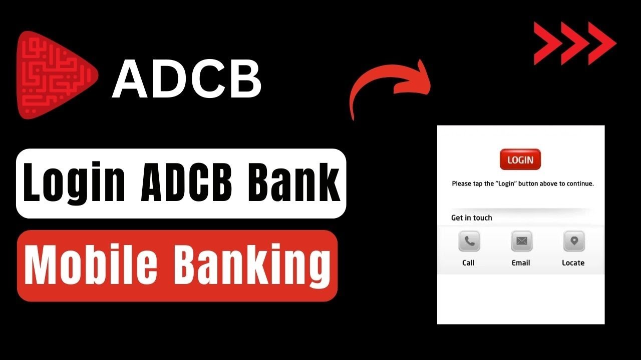 ADCB Mobile Banking App - How To Login ADCB Mobile Banking !